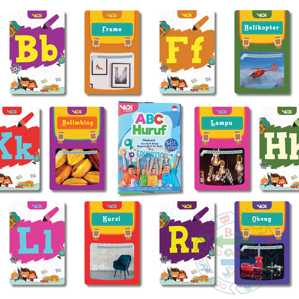 Jual Kartu Belajar Anak - VIDI FLASHCARD - Kartu Edukasi Edukatif ...