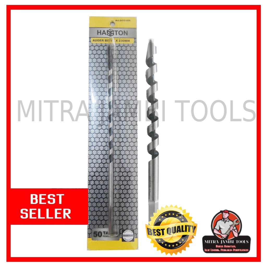 Jual Mata Bor Kayu Auger Bit Prohex 10 MM Mata Bor Kayu Panjang Hasston ...