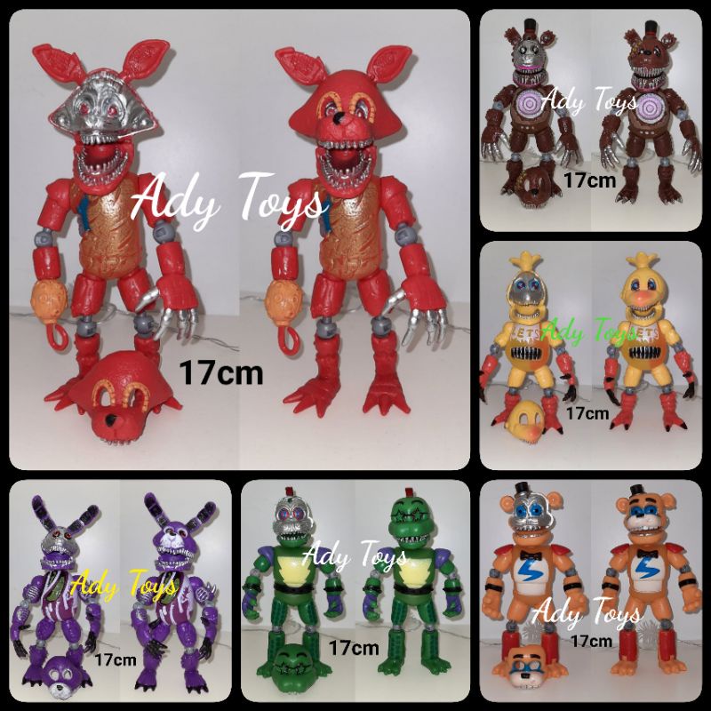 Jual FNAF Figure10cm - 17cm / Five Nights At Freddy / Montgomery Gator ...