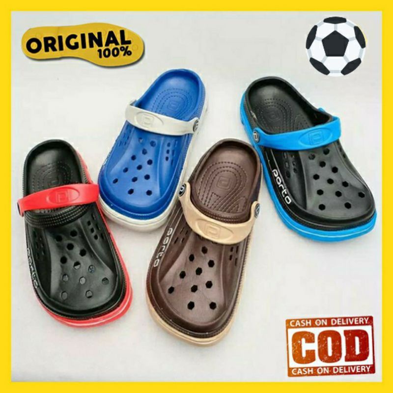 Jual Sandal Baim Sandal Slop Pria Wanita Porto 1006 L terbaru size 36 ...