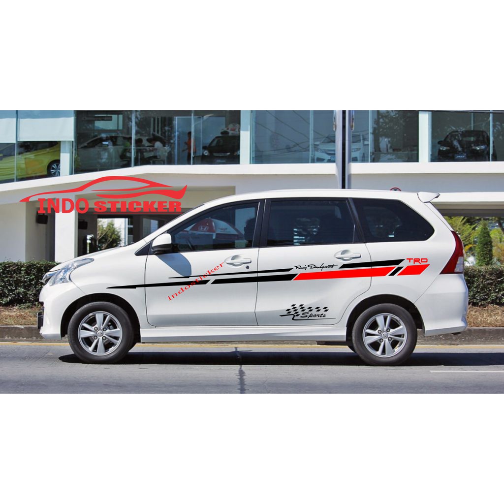 Jual stiker mobil xenia ertiga avanza calya striping sticker terios ...