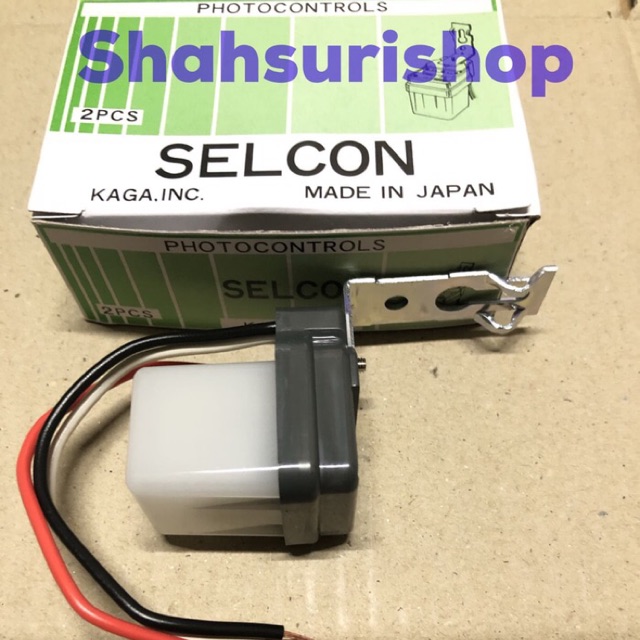 Jual PHOTOCELL SELCON 3A 3 AMPER SENSOR CAHAYA JAPAN ASLI | Shopee ...