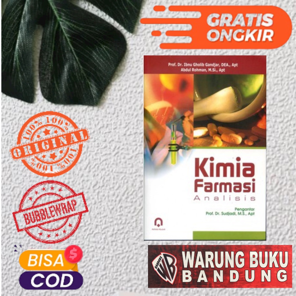 Jual BUKU KIMIA FARMASI ANALISIS - ABDUL ROHMAN | Shopee Indonesia