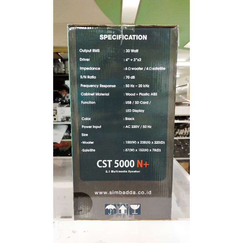 Jual SPEAKER SIMBADDA CST 5000N+ BLUETOOTH + REMOTE | Shopee Indonesia