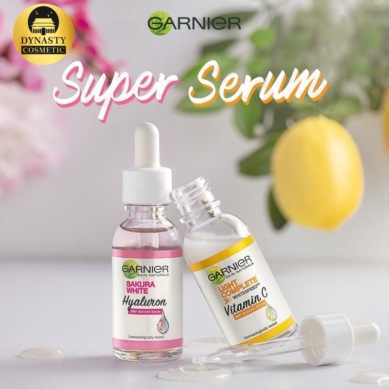 Jual DC GARNIER Face Booster Serum 30x | Bright Complete | Sakura Glow ...