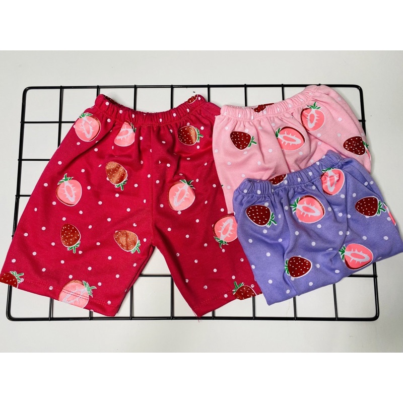 Jual Celana pendek anak perempuan-celana strawberry 1-10 tahun | Shopee Indonesia