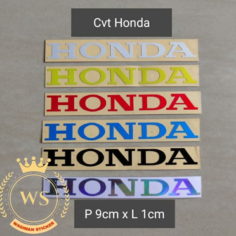 Jual Stiker CVT Honda / Stiker Honda CVT Vario / Stiker Cutting CVT ...