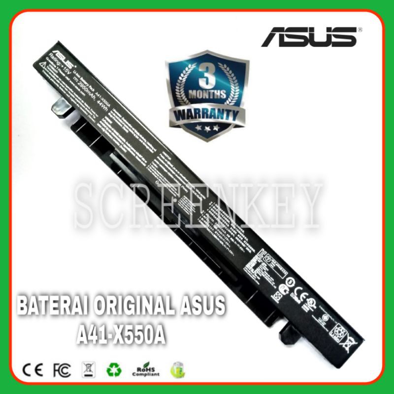 Jual Baterai Battery Original Laptop Asus X550 X550A X550V X550I X452 ...