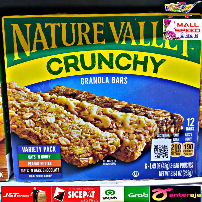 Jual Jual Nature Valley Crunchy Granola Bars Oats & Honey (12 Bars ...