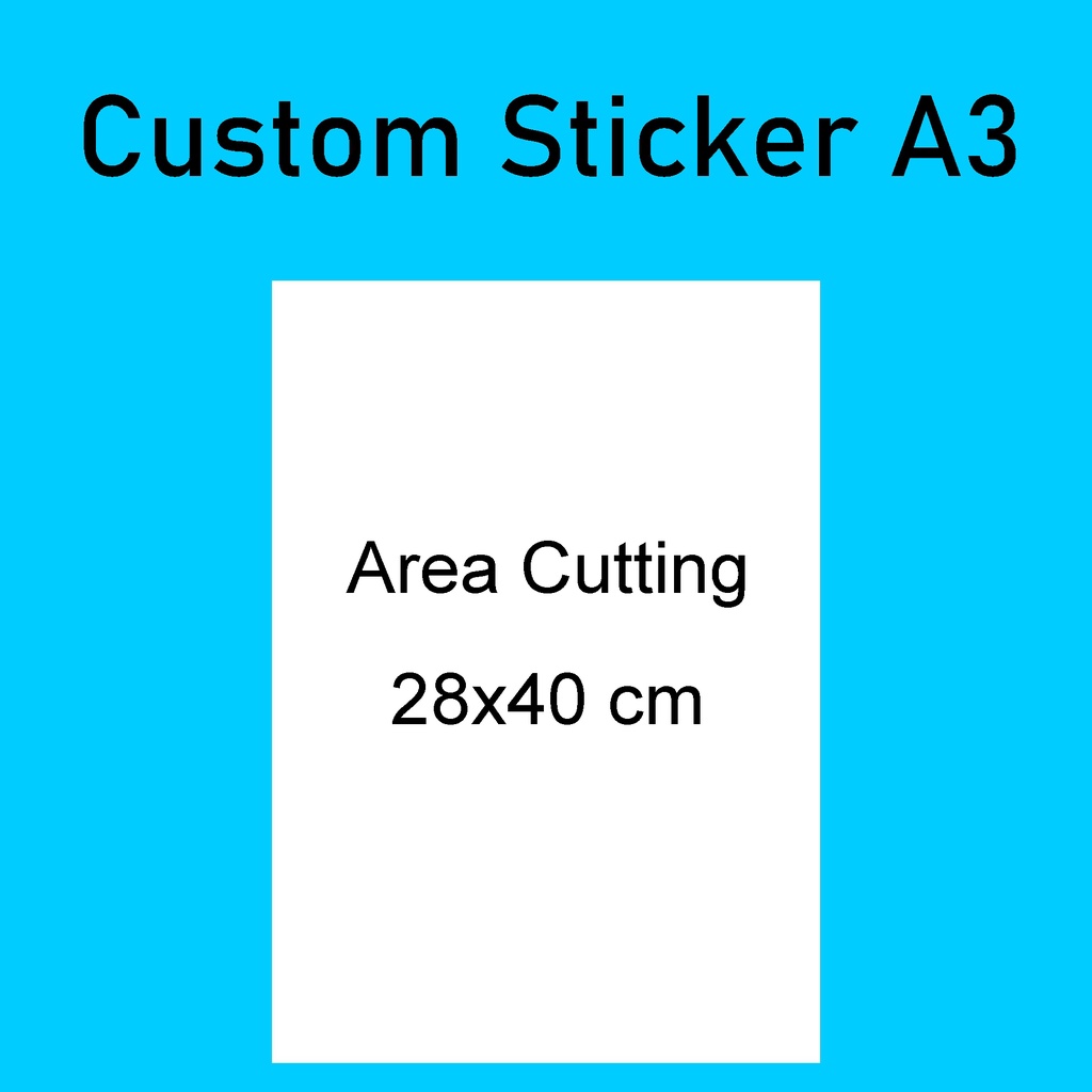 Jual Custom Sticker Ukuran A3 | Shopee Indonesia