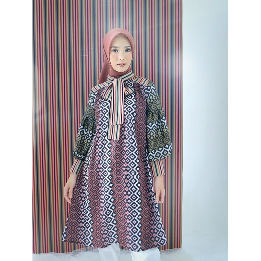 Jual Calli Tunik Merah Tembaga | Shopee Indonesia