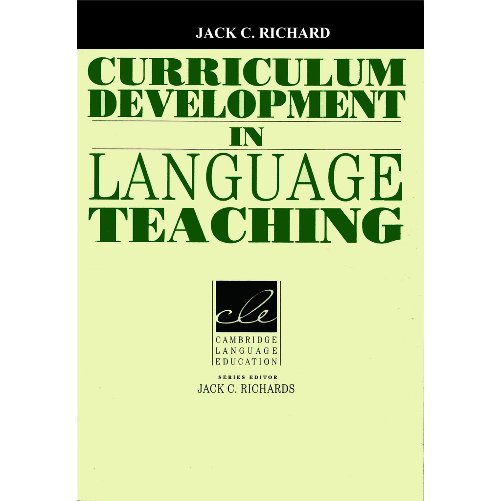 Jual CURRICULUM DEVELOPMENT in LANGUAGE TEACHING--Jack C. Richards ...
