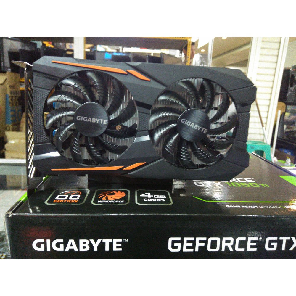 Jual Vga Gigabyte Gtx 1050ti 1050 Ti 4gb Ddr5 Oc Dual Fan Termurah