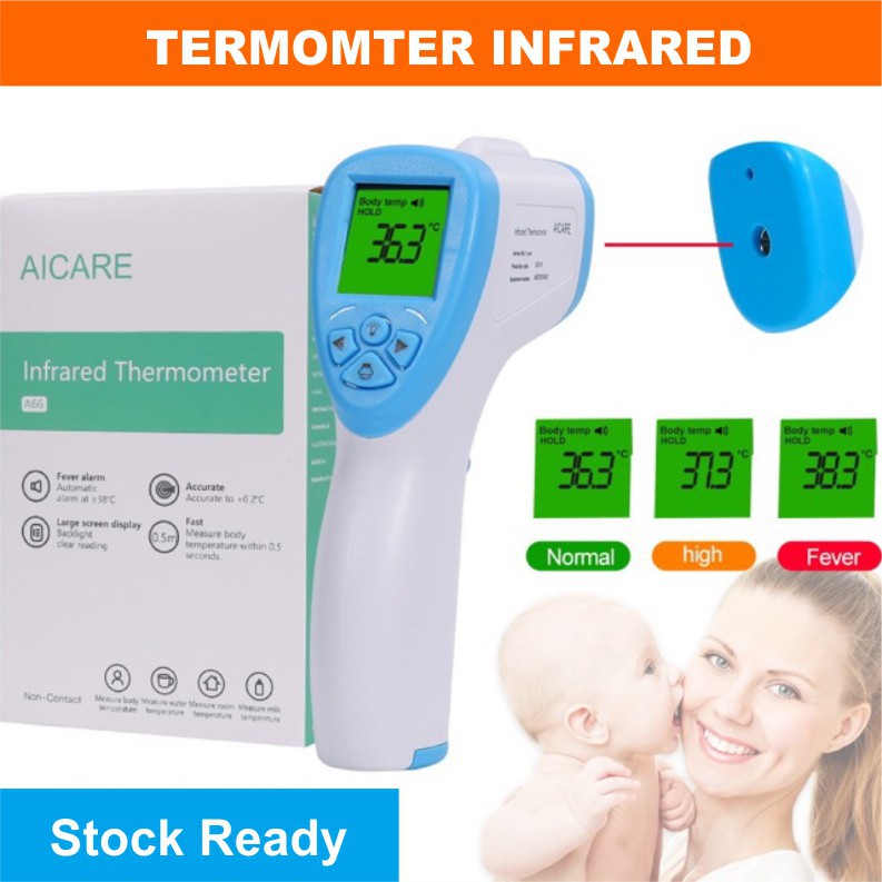 Jual THERMOMETER INFRARED KEMENKES AKURASI TINGGI / THERMOGUN ...