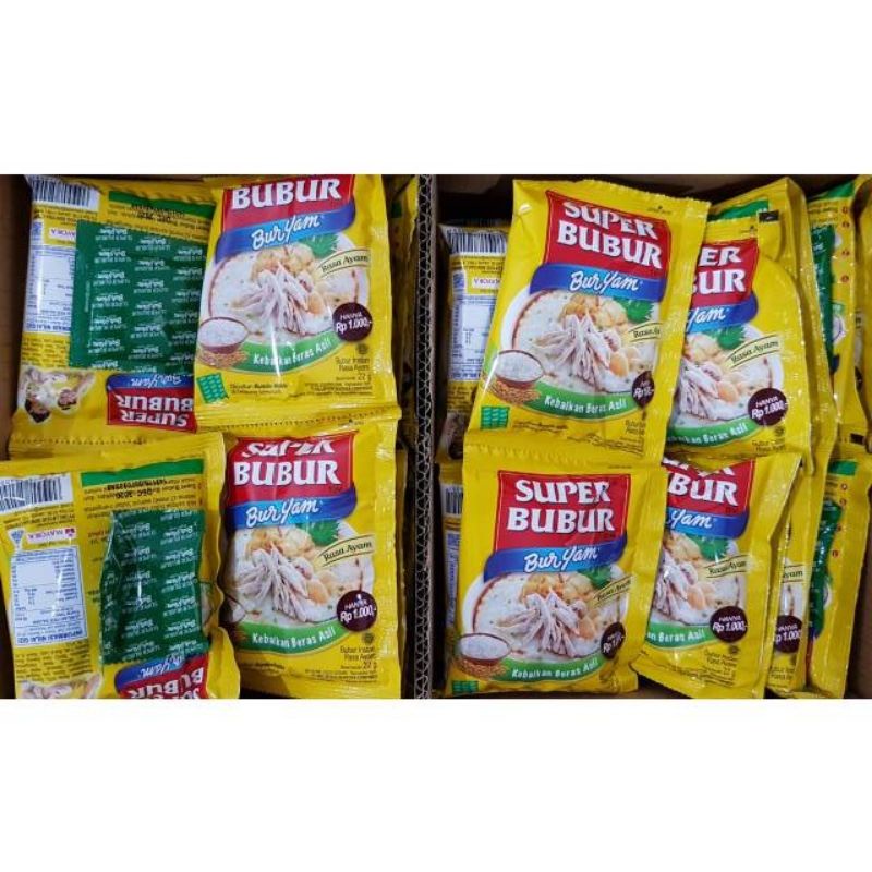 Jual [GROSIR] Super Bubur Buryam (10 pcs x 22 gr) kemasan baru gratis 1 ...