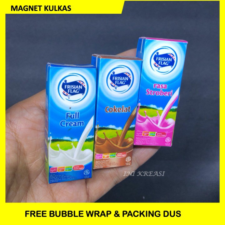 Jual MAGNET MINIATUR TEMPELAN KULKAS SUSU FRISIAN FLAG | Shopee Indonesia