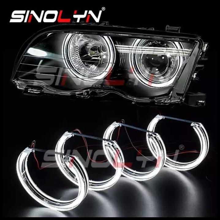 Jual Led Angel Eyes Drl Bmw E46 E36 E39 Dtm Style (Kristal) | Shopee ...