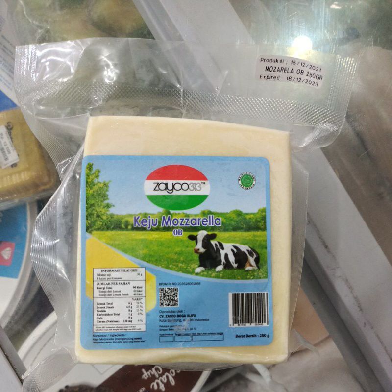 Jual Mozarella Zayco 250gram | Shopee Indonesia