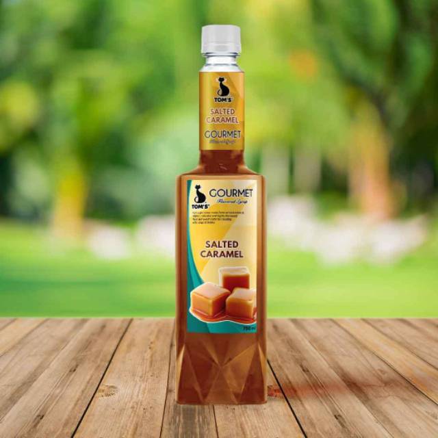 Jual TOM'S Gourmet Syrup 750ml - Salted Caramel | Shopee Indonesia