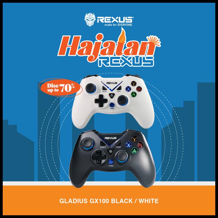 Jual Rexus Gladius Gx100 Wireless Gaming Gamepad - Joystick / Stick ...