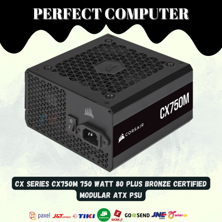 Jual CX Series CX750M 750 Watt 80 PLUS Bronze Certified Modular ATX PSU | Shopee Indonesia