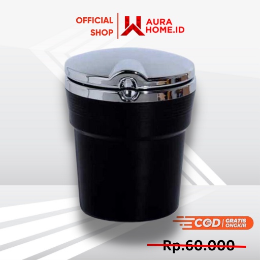 Jual Asbak Mobil dengan Lampu LED / Asbak Rokok LED Mobil Tanpa Asap ...