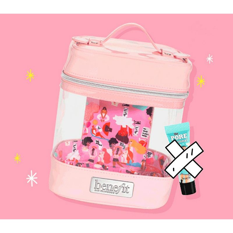 Jual 10.10 FREEGIFT!!Benefit Train Case Limited Edition | Shopee Indonesia