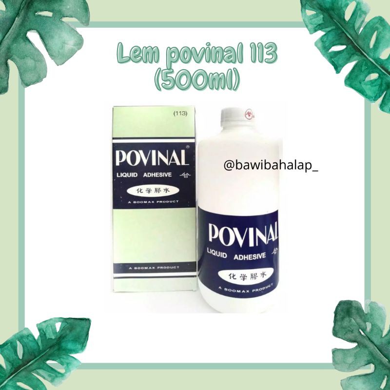 Jual Lem povinal 500ml (lem bening) | Shopee Indonesia