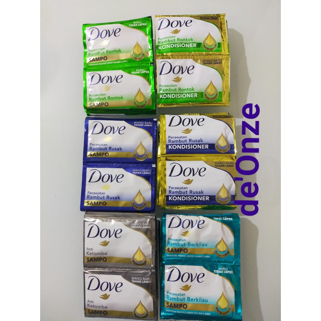 Jual Shampo & Kondisioner Dove Sachet 12 x 8ml | Shopee Indonesia