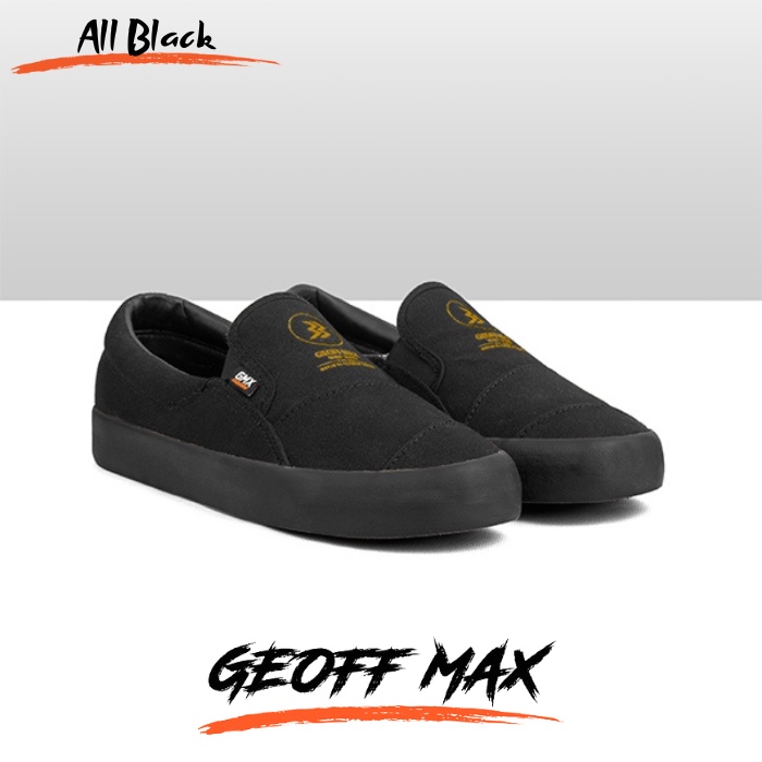 Jual Geoff Max Official - Sepatu Geoff Max Meery All Black Slipon ...