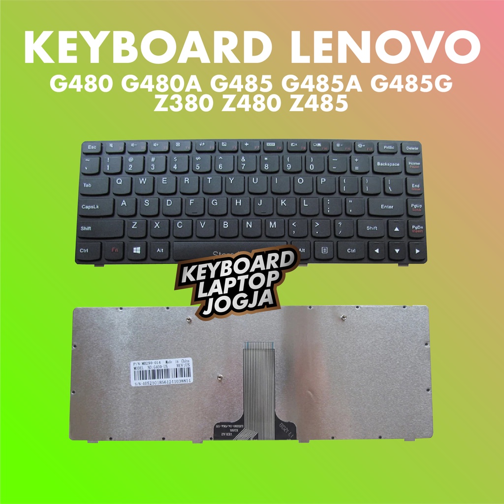 Jual Jogja Keyboard Laptop Lenovo Ideapad B480 B485 B490 B580 G400 ...