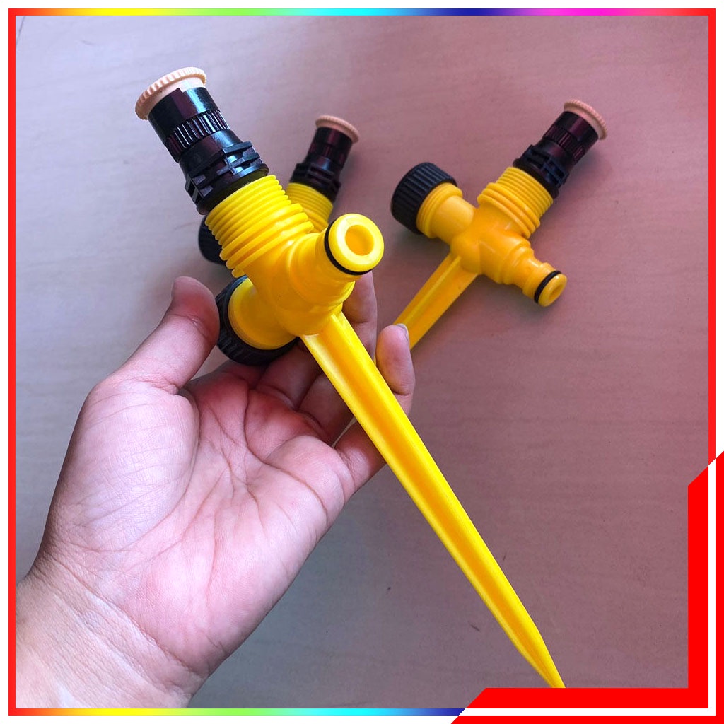 Jual Set Sprinkler Alat Siram Taman Kebun Otomatis 360 - Stake Spike ...