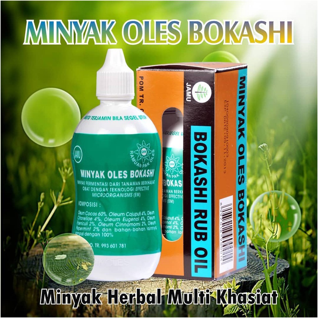 Jual Minyak Oles Bokashi/ Bokashi Rub Oil 140 ml | Shopee Indonesia