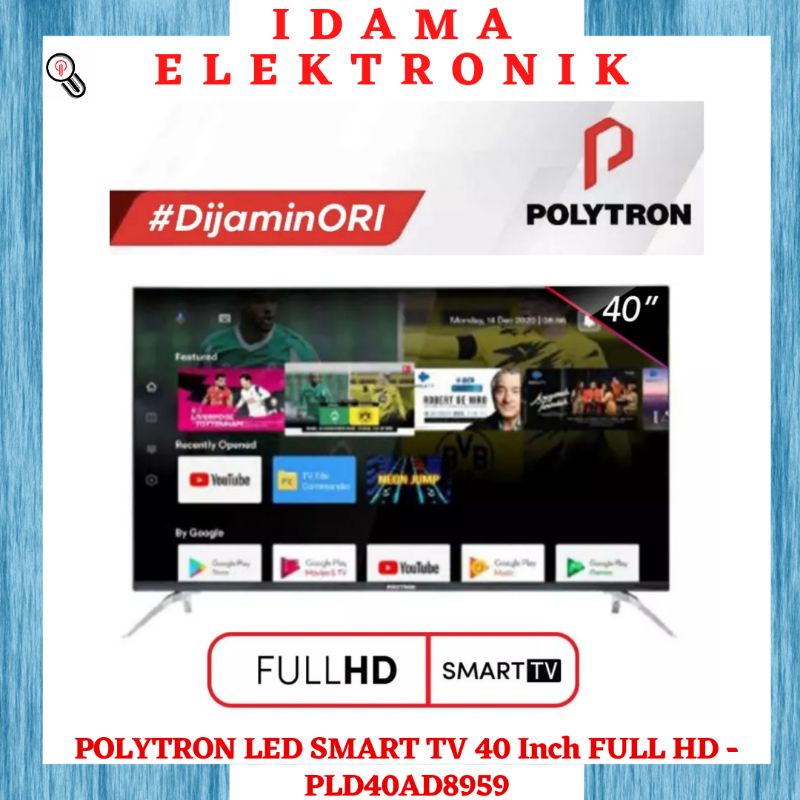Jual POLYTRON LED SMART TV 40 Inch FULL HD - PLD40AD8959 | Shopee Indonesia