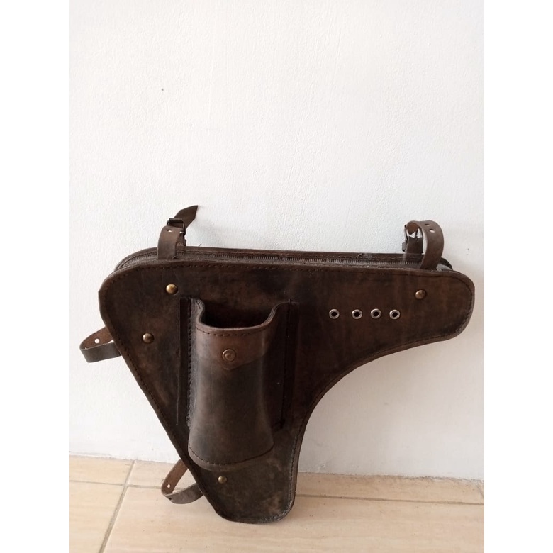 Jual TAS TENGAH ONTHEL TEMPAT BOTOL - TAS BOTOL SEPEDA ONTHEL KULIT ...