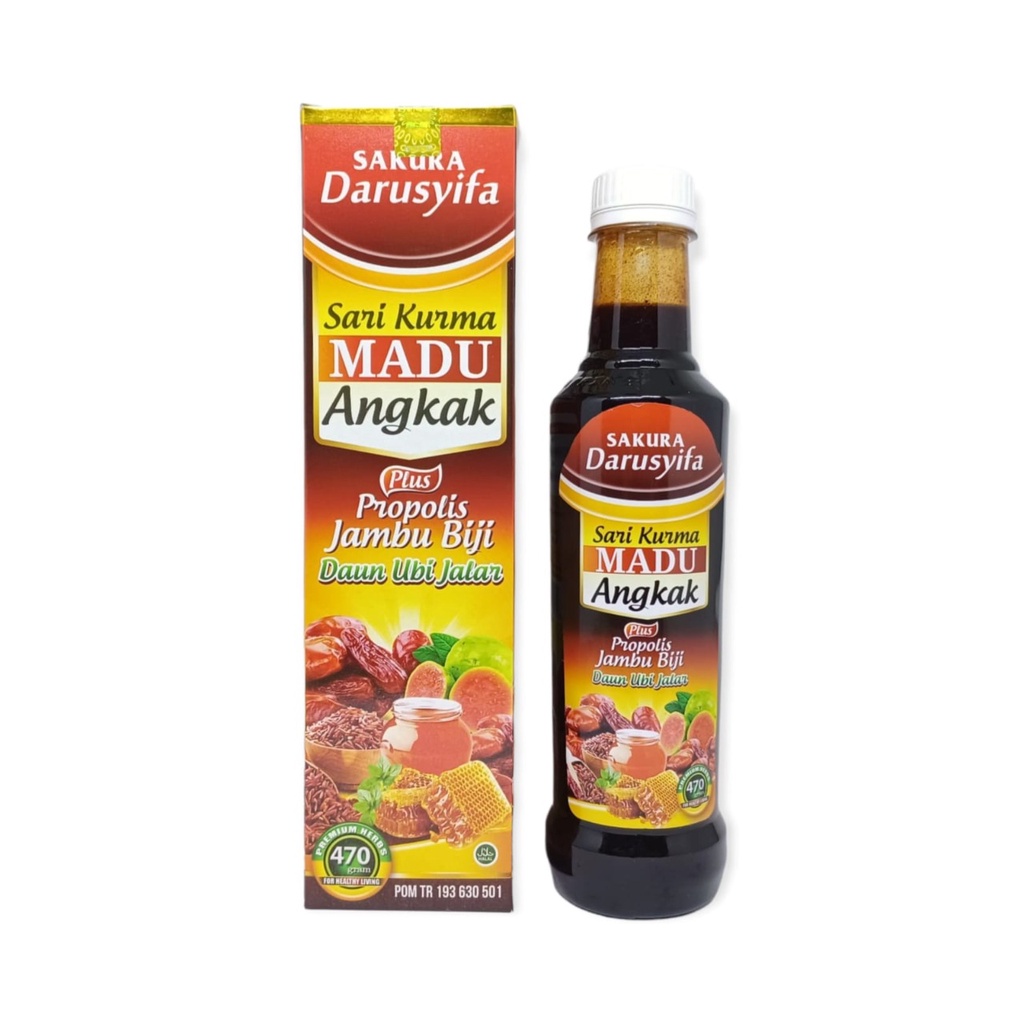 Jual Sari Kurma Madu Angkak Sakura Darusyifa + Propolis Jambu Biji Daun ...