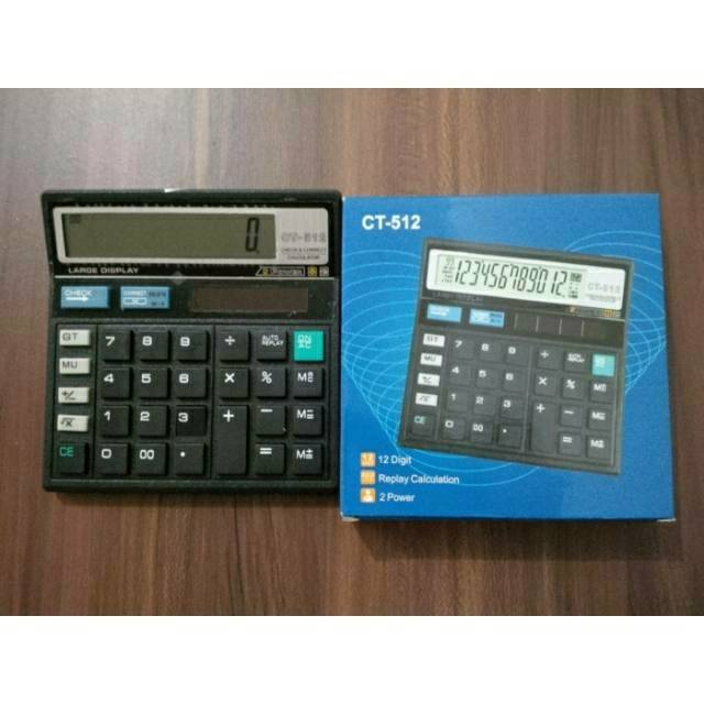 Jual Kalkulator Citizen CT-512 Replay Calculation 12 Digit CT 512 ...