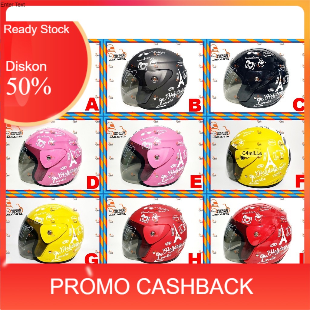 Jual Promo HELM KOREA BTS JUNGKOOK TAEHYUNG JIMIN MODEL GM TRAVELING ...