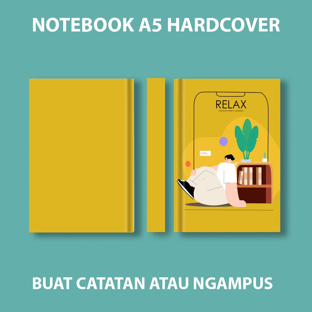 Jual READY STOK!! Buku Catatan Bergaris Tebal A5 100 Lembar Sampul ...