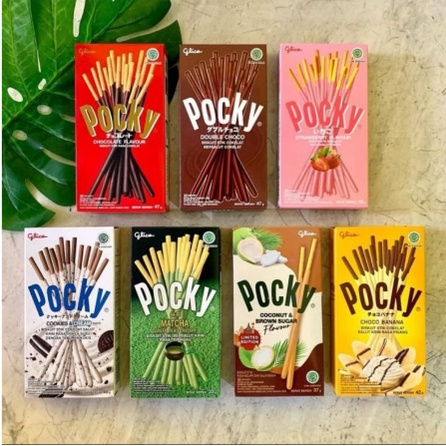 Jual Glico Pocky Biscuit All Varian| Double Choco , Chocolate ...