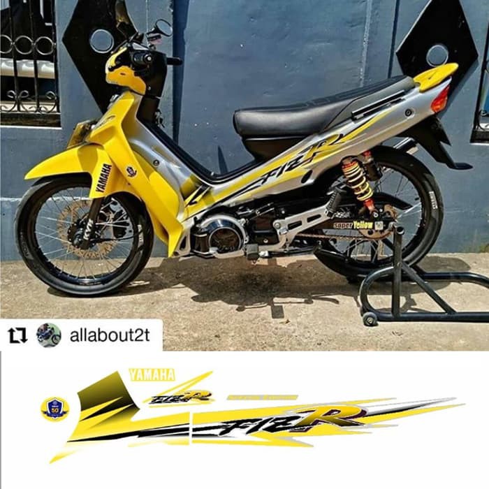 Jual Striping fizr f1zr fiz r variasi Zr Kuning Stiker Tahan Vernis ...