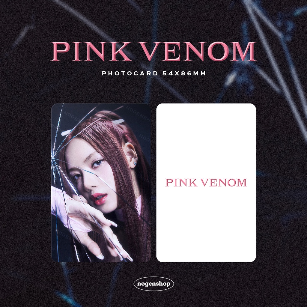 Jual PHOTOCARD PC BLACKPINK BORN PINK PINK VENOM [FANMADE] | Shopee ...