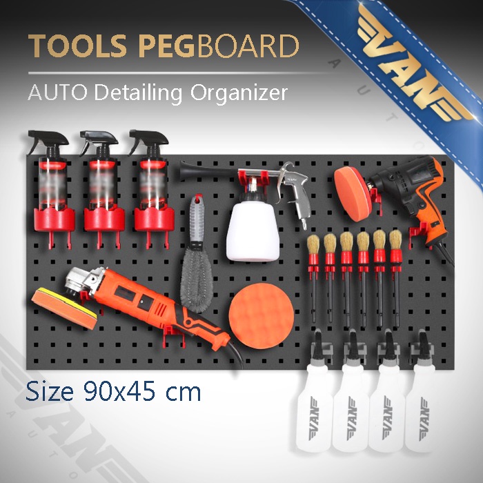 Jual Tools Peg Board Detailing Rak Papan Gantungan Organizer Detailing ...