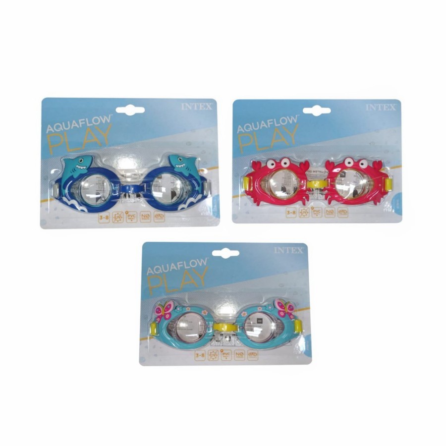 Jual INTEX 55610 Kacamata Renang Anak Fun Goggles 3-8th Swim Goggle ...
