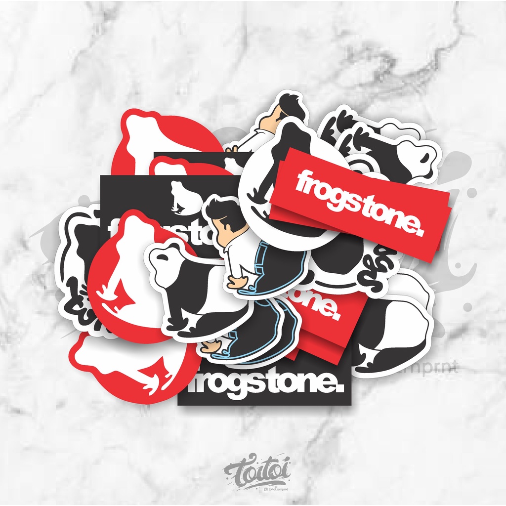 Jual STICKER BRAND FROGSTONE, STICKER LOGO, STICKER BRAND | Shopee Indonesia