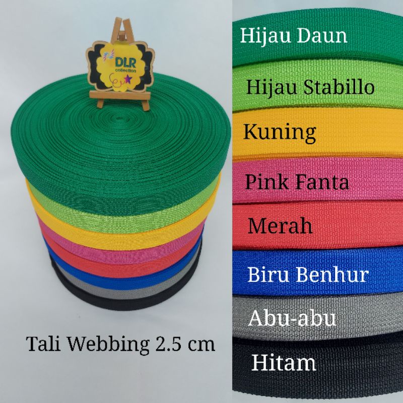 Jual Tali webbing bisban tas lebar 2.5 cm | Shopee Indonesia