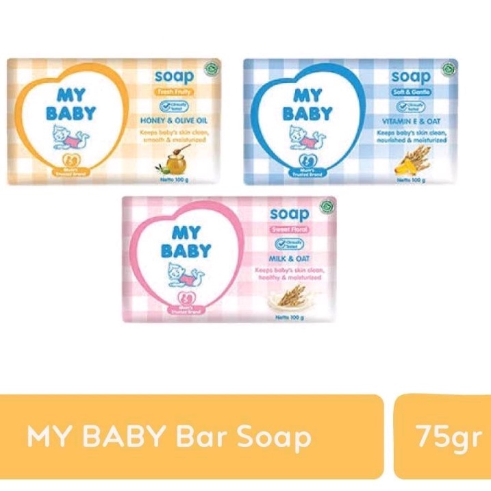 Jual My Baby Bar Soap 75gr - Mybaby Sabun Batang Bayi - Sabun Mandi ...