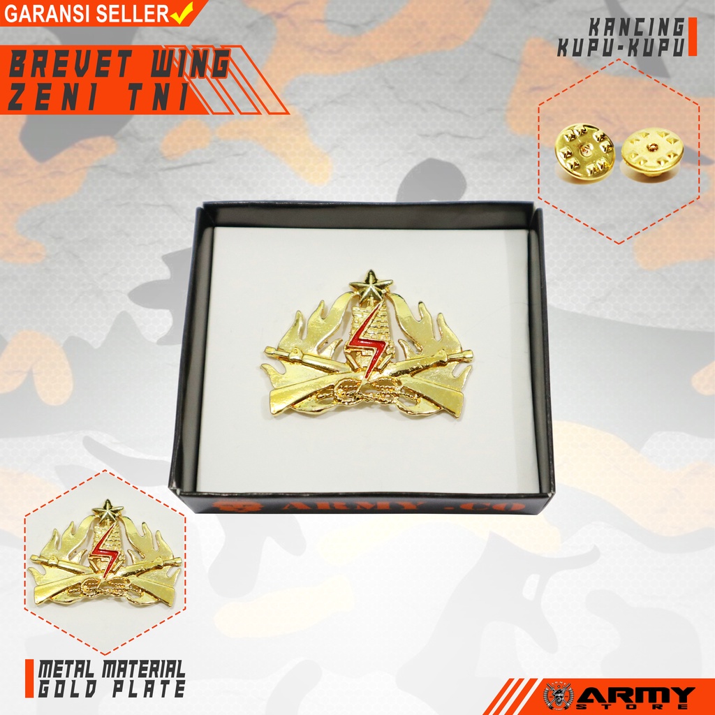 Jual wing brevet zeni tni | Shopee Indonesia