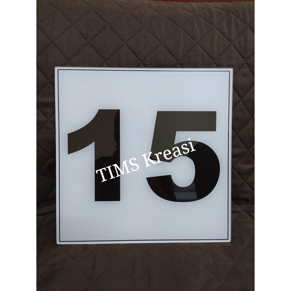 Jual Signage Akrilik | Papan Nama | Plang Akrilik | Papan Angka Akrilik ...
