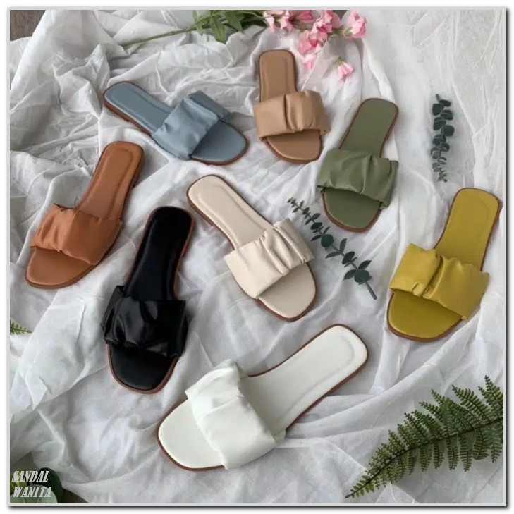 Jual SEPATU WANITA [SEPATU FLAT] SANDAL TEPLEK AR22 | Shopee Indonesia